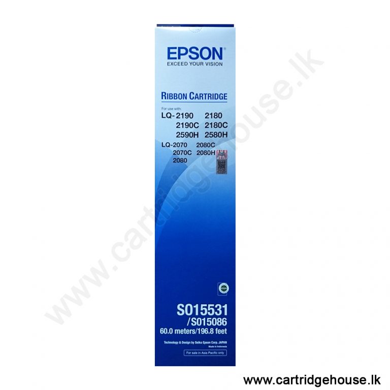Epson LQ-2190 (S015531 / S015086) Ribbon Cartridge - CartridgeHouse.lk